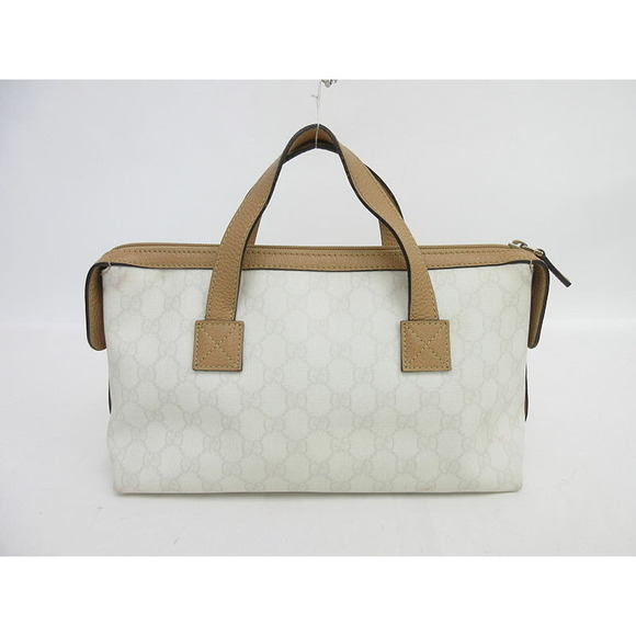 Gucci | Bags | Gucci White Gg Plus Handbag | Poshmark